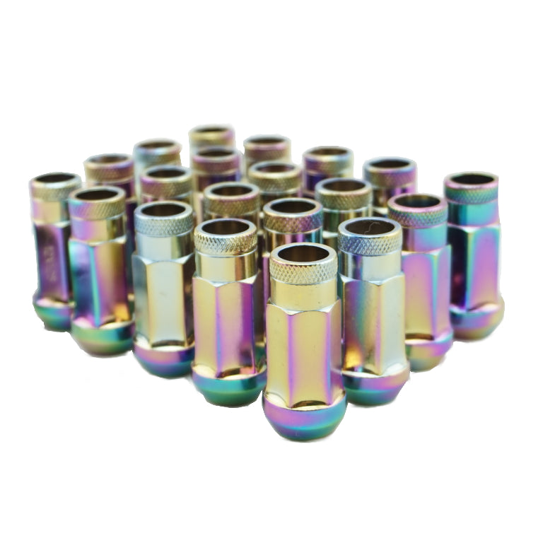 Extended Open End Steel Wheel Nuts - Neon Chrome – The Mod Shop